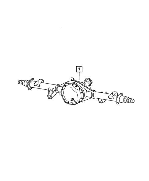 Rear Axle for 2004 Dodge Ram 3500 | Wholesale MOPAR