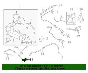 Genuine BMW 11-74-7-810-831 | Exhaust Gas Re-Circulation (Egr) Valve ...