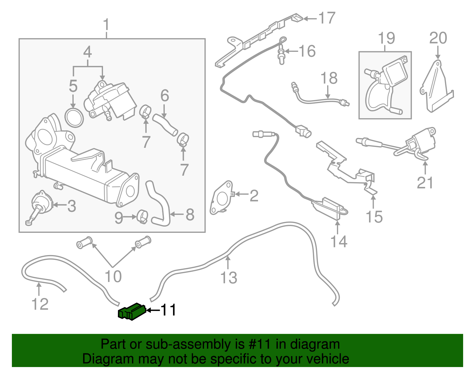 Genuine BMW 11-74-7-810-831 | Exhaust Gas Re-Circulation (Egr) Valve ...
