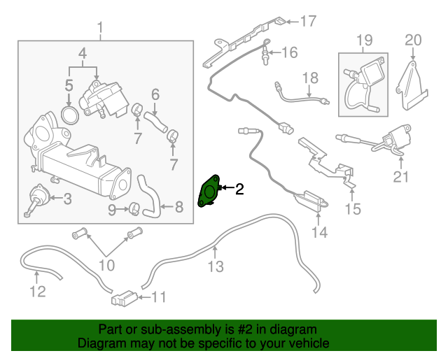 11618571005 - 2014-2018 BMW Cooler Gasket (11-61-8-571-005) | BMW of ...