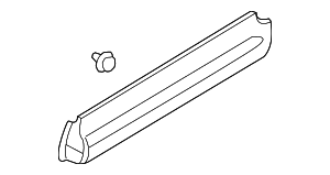 5757A756 - Lower Molding 2018-2020 Mitsubishi Eclipse Cross ...