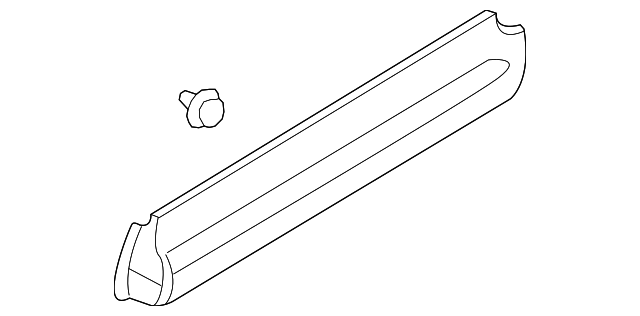 5757A756 - Lower Molding 2018-2020 Mitsubishi Eclipse Cross ...