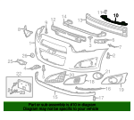 2012-2016 Chevrolet Sonic Front Grille Support Bracket 95026539 GM ...