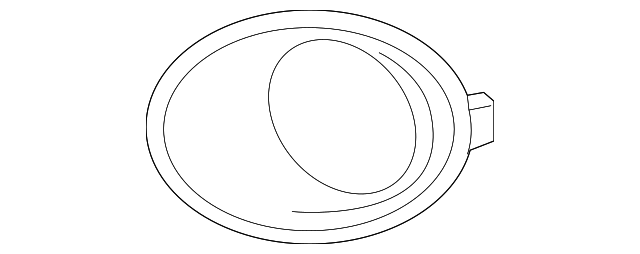 2012-2016 Chevrolet Sonic Front Driver Side Fog Lamp Bezel in Chrome ...