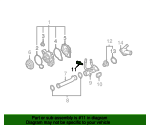 2004-2017 GM Engine Coolant Temperature Sensor 12639899 GM ...