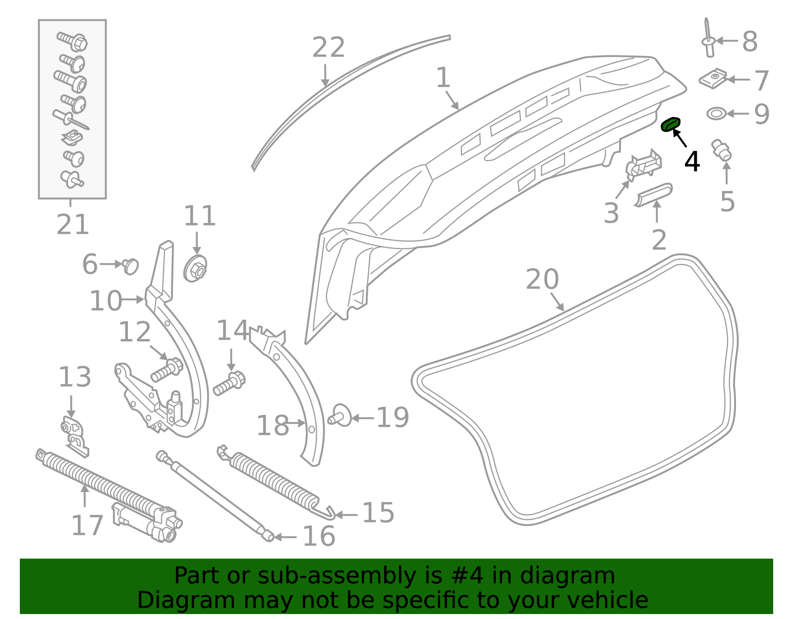 2008-2025 Audi Plug 8P4-827-951-A | Audi USA Parts
