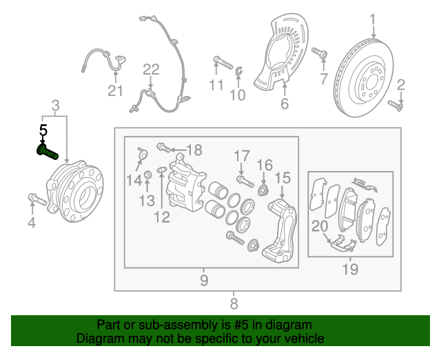 2011-2021 Kia Wheel Stud 52755-2E000 Kia Parts Store Kia Wholesale ...