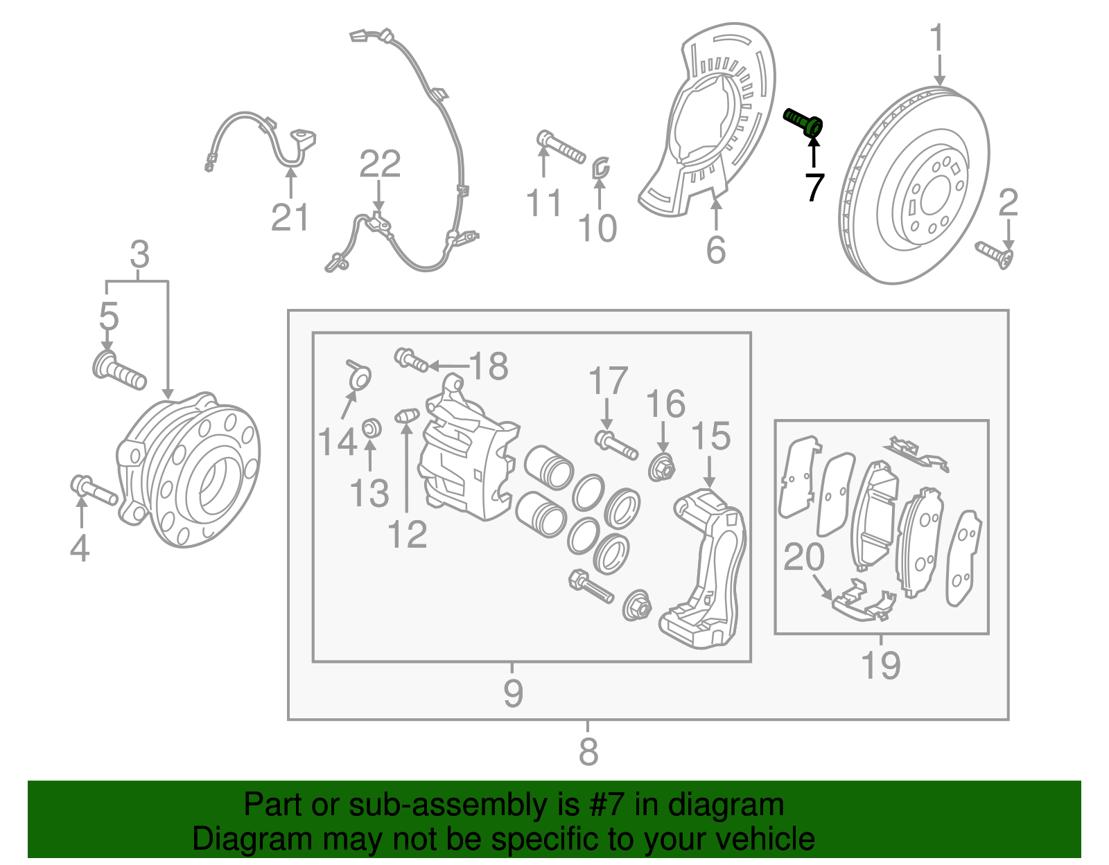 11293-06146K - ABS Sensor Bolt 2016-2025 Kia | Kia.Parts Store