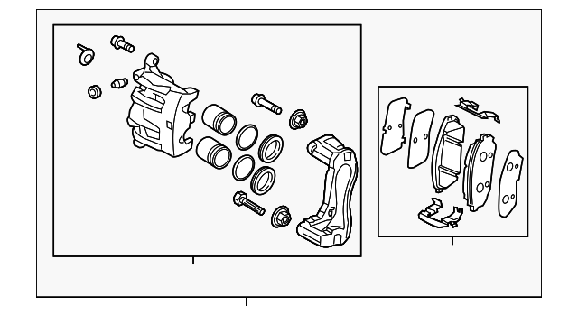 58130-C6600 - Caliper Assembly 2016-2020 Kia Sorento | Kia.Parts Store