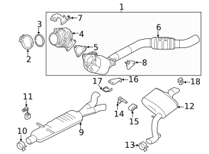 Genuine OEM Turbocharger Seal Part# LR121356 Fits 2019-2022 Land Rover ...