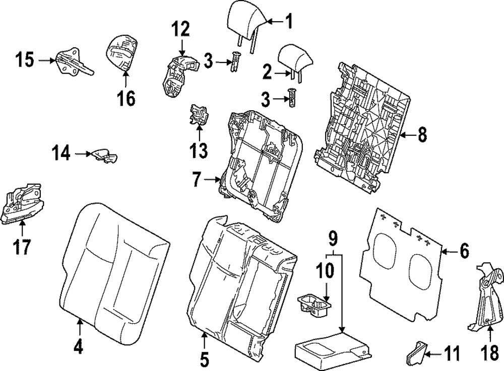 72667-F6010-C0 - 2022-2024 Lexus - Lock Bezel | My L Parts