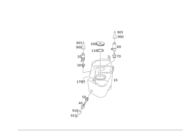 000-998-08-01 - Guide Grommet 2005-2009 Mercedes-Benz SLR McLaren ...