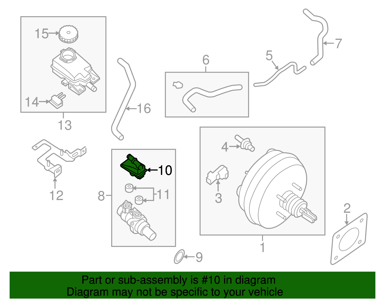2018-2024 Nissan Pathfinder Lower Reservoir 46091-3JA1D | CMA's ...