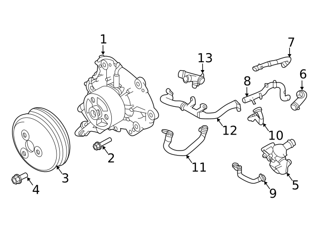 2018-2024 Land Rover Pulley LR071768 | OEM Parts Online