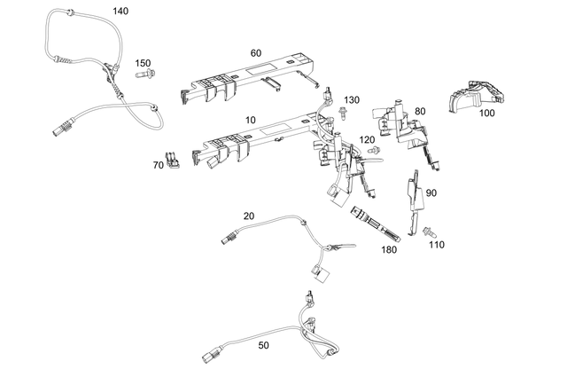 167-540-48-00 - Electrical Wiring Harness 2020-2025 Mercedes-Benz ...