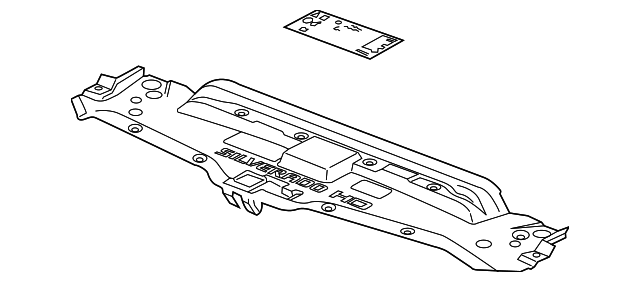 2015-2019 GMC Engine Compartment Front Sight Shield 23256455 | Capital ...