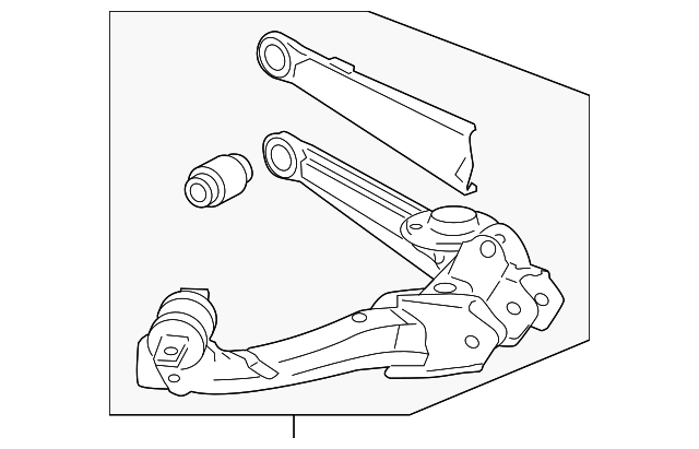 2006-2011 Honda Civic Trailing Arm 52370-SVB-A02 | Clarkknapp Honda