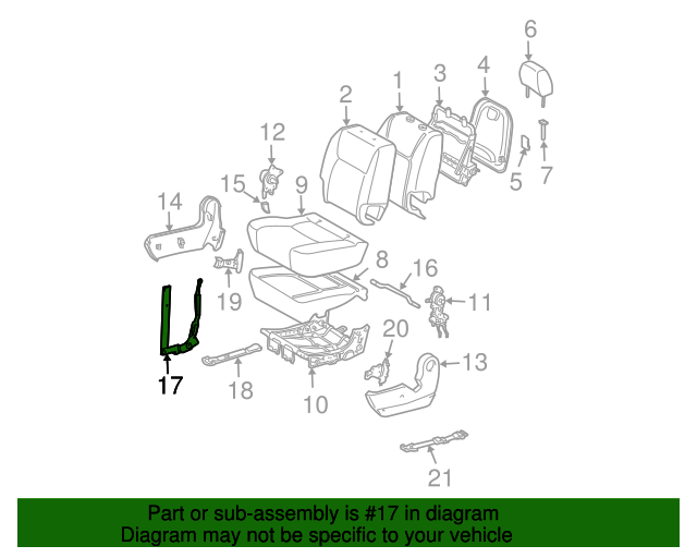 2004 2010 Toyota Sienna Link Assembly 72307 Ae020 E0 Oem Parts Online