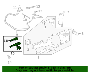 222-630-04-40 - Upper Rail Assembly 2014-2021 Mercedes-Benz ...