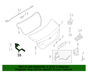84401-6LB0A - Hinge 2020-2024 Nissan Sentra | Nissan Parts ...