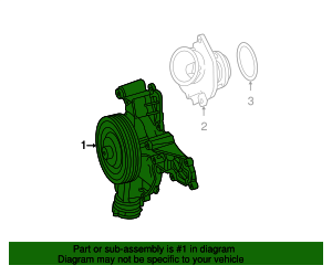 272-200-04-01-80 - Water Pump 2005-2006 Mercedes-Benz | Mercedes-Benz ...