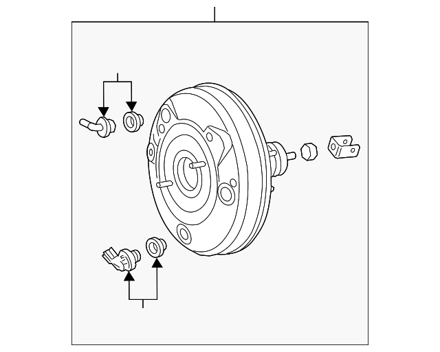 2018-2022 Toyota C-HR Booster Assembly 44610-F9060 | Toyota Parts Center