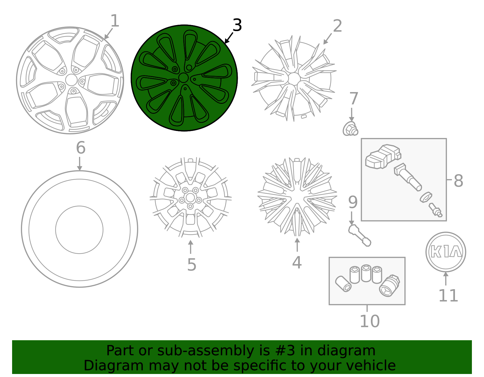 52910-S9310 - Wheel, Alloy 2020-2021 Kia Telluride | Kia.Parts
