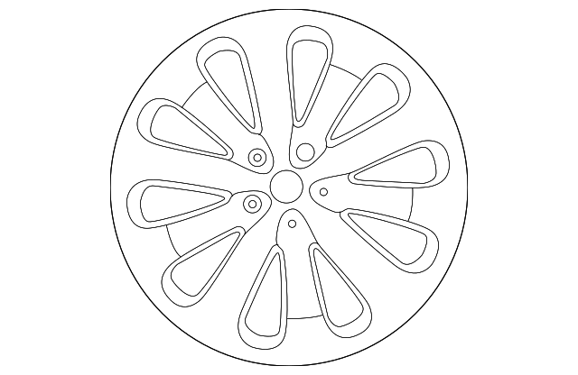 52910-S9310 - Wheel, Alloy 2020-2021 Kia Telluride | Kia.Parts Store