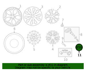 52960-R0100 - Center Cap - 2022 Kia Telluride | Kia Auto Parts