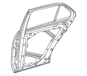 2020-2023 Mercedes-Benz Door Shell 167-730-38-01 | MB OEM Parts