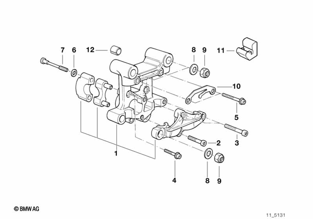 07129905890 - Isa Screw - M6X60-U1-8.8-Ph 2002-2011 BMW-Motorrad | BMW ...