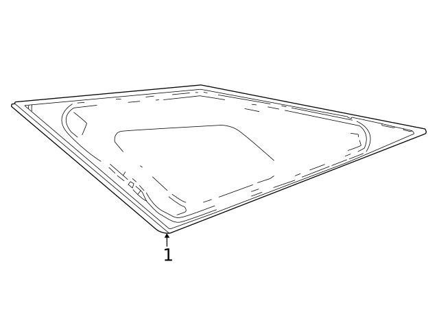2016-2020 Toyota Mirai Quarter Glass 62710-62020 | Toyota Parts Center