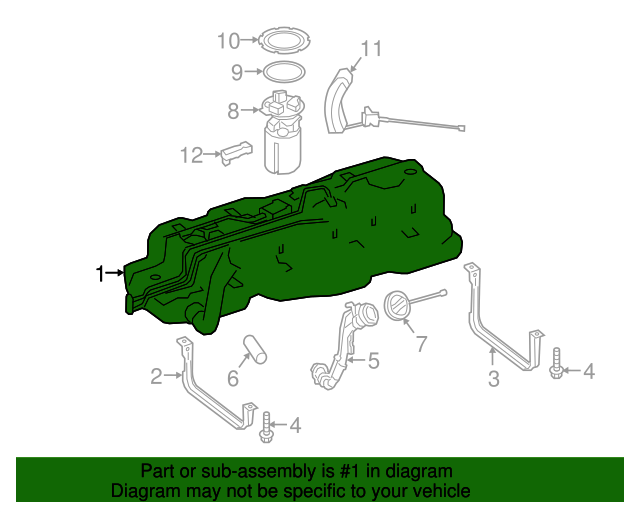 2016-2020 Mercedes-Benz Metris Fuel Tank 447-470-29-00 | World Mercedes ...