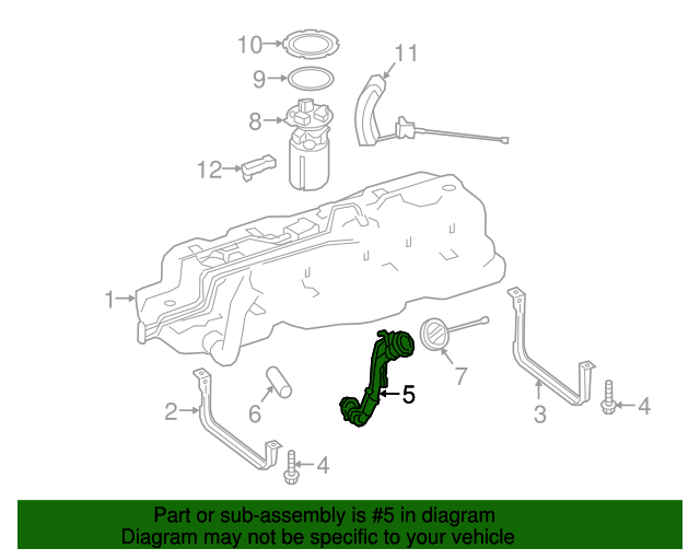 447-470-04-20 - Fuel Filler Neck 2016-2023 Mercedes-Benz Metris ...