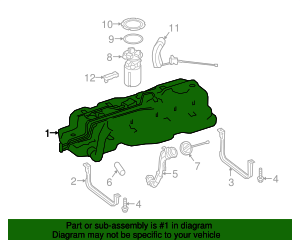 4474703801 - Fuel Tank 2021-2023 Mercedes-Benz Metris | Mercedes-Benz ...