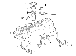 447-470-29-00 - Fuel Tank | World Mercedes-Benz Parts