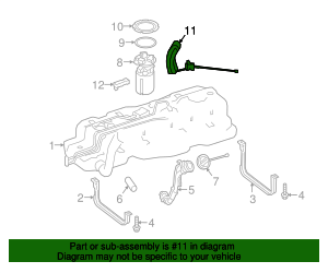 447-905-26-02 - Fuel Gauge Sending Unit 2016-2023 Mercedes-Benz Metris ...