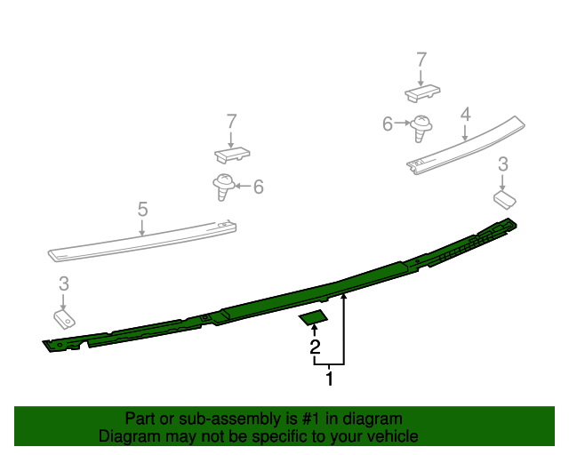 2015-2024 Lexus High Mount Lamp 81570-24070 | OEM Parts Online