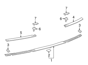 2015-2024 Lexus High Mount Lamp 81570-24070 | OEM Parts Online