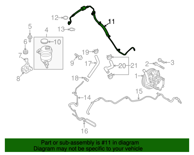 2010-2013 Kia OEM NEW 2010-13 Kia Forte Koup Power Hydraulic Steering ...