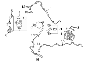2010-2013 Kia OEM NEW 2010-13 Kia Forte Koup Power Hydraulic Steering ...