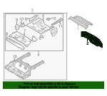 2010-2013 Kia Forte Rear Body Panel 69100-1M010 | Kia Parts