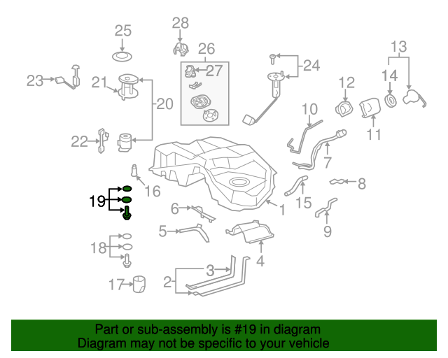 2007-2023 Lexus Fuel Pressure Regulator 23280-38020 | OEM Parts Online