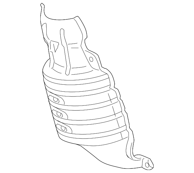 18121-5J6-A01 - 2016-2025 Honda - Cover B Front Primary Converter ...