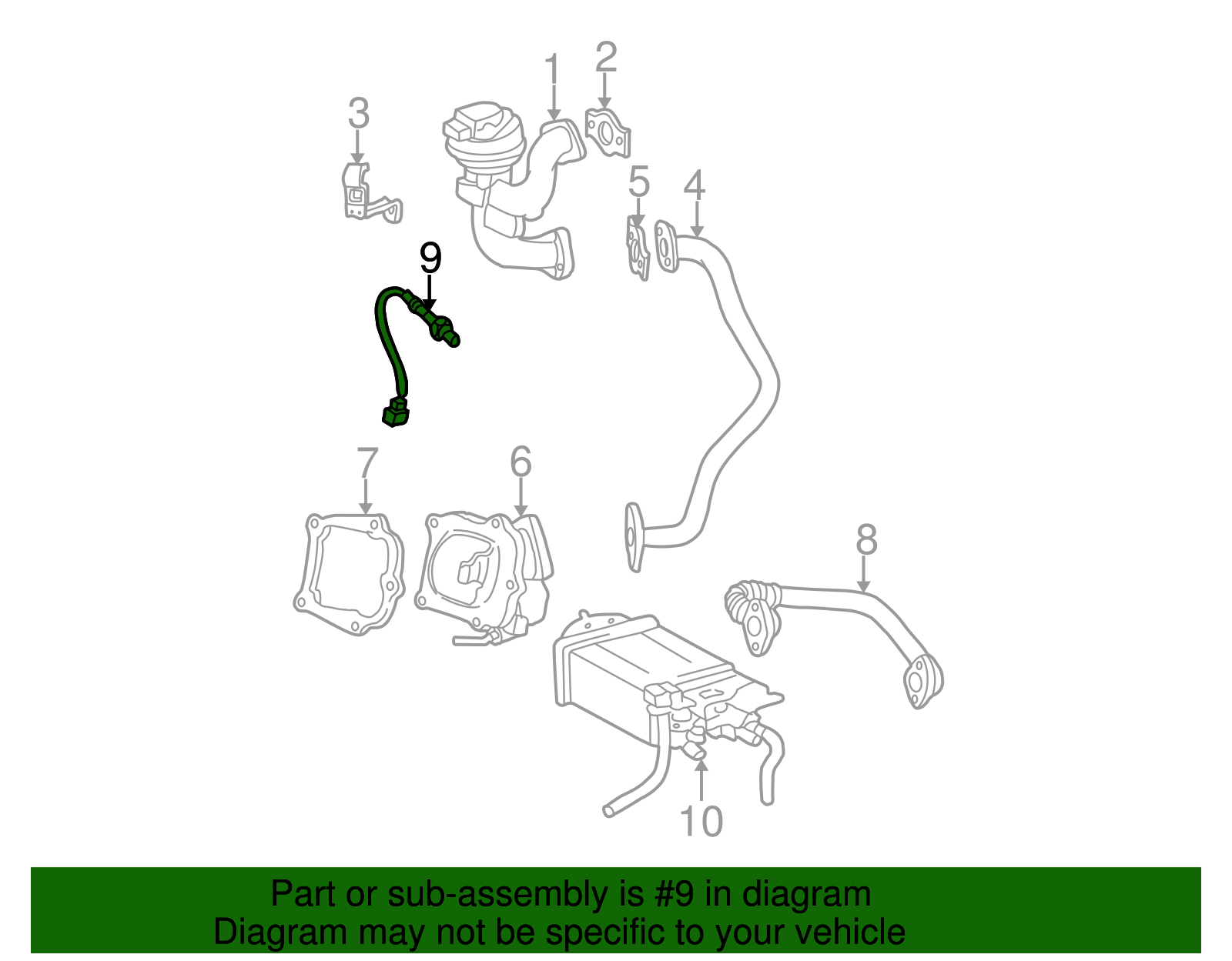 Genuine Toyota Oxygen Sensor part# 89465-06060 for 2002-2006 Toyota ...