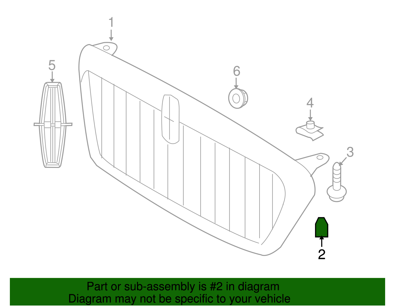 4L3Z-16758-AC - Grille Bumper 2006-2008 Lincoln Mark LT | AutoNation Parts