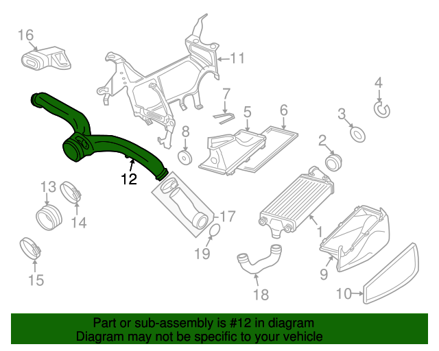 2010-2013 Porsche 911 Pressure Pipe 997-110-046-72 | Porsche Marin