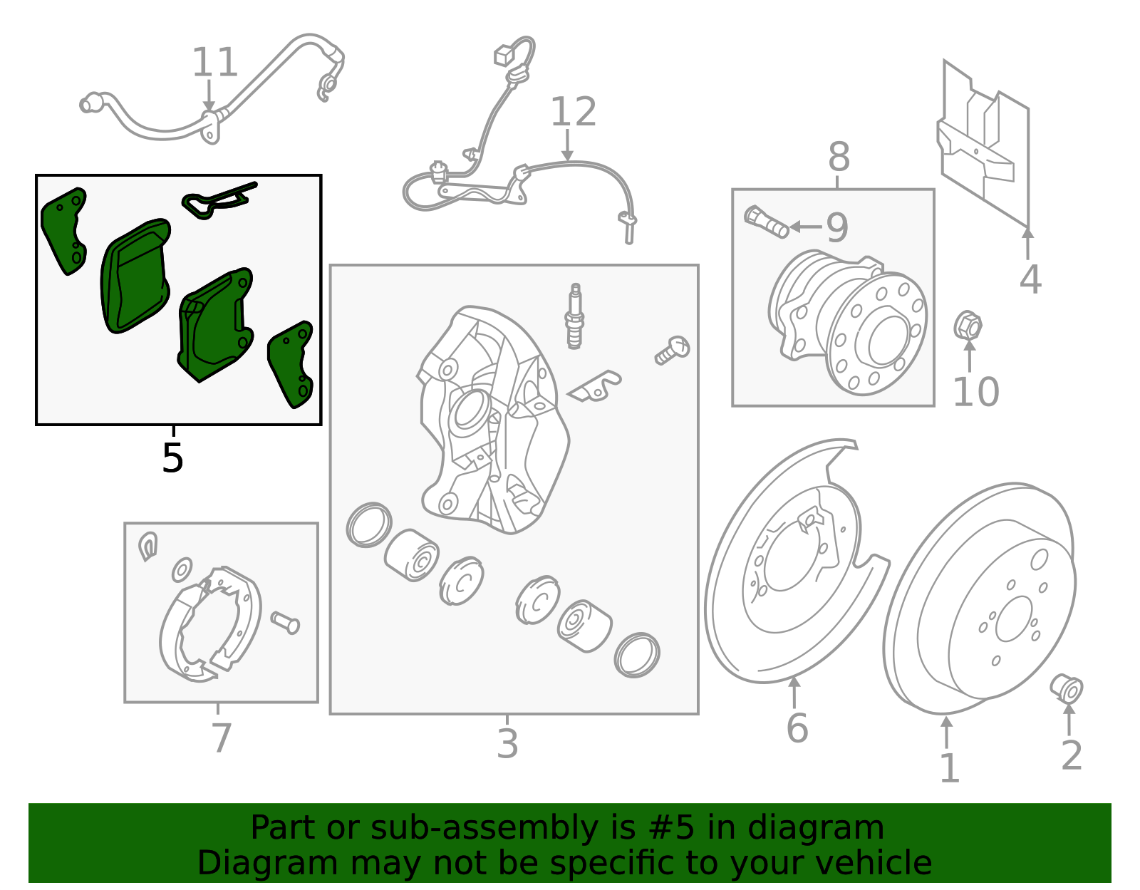 2019-2020 Toyota 86 Brake Pads Rear SU003-07219 | Toyota Parts Center