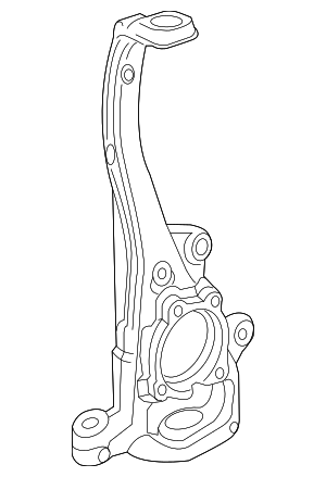 213-332-52-00 - Steering Knuckle 2017-2023 Mercedes-Benz | Mercedes ...