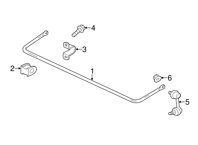 2007-2024 Mitsubishi Stabilizer Link MN184194 | MitsubishiParts.com